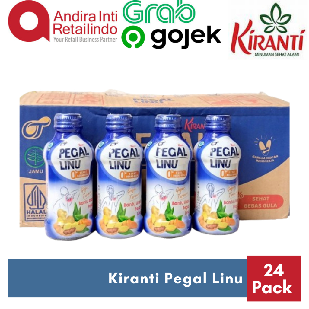 Jual Kiranti Pegel Linu Botol 120ml x 24pcs Kartonan Instan - Sameday ...