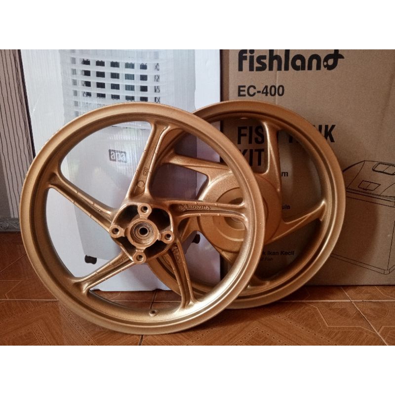 Jual VELG HONDA BEAT KARBU GOLD REPAINT PRE LOVED | Shopee Indonesia