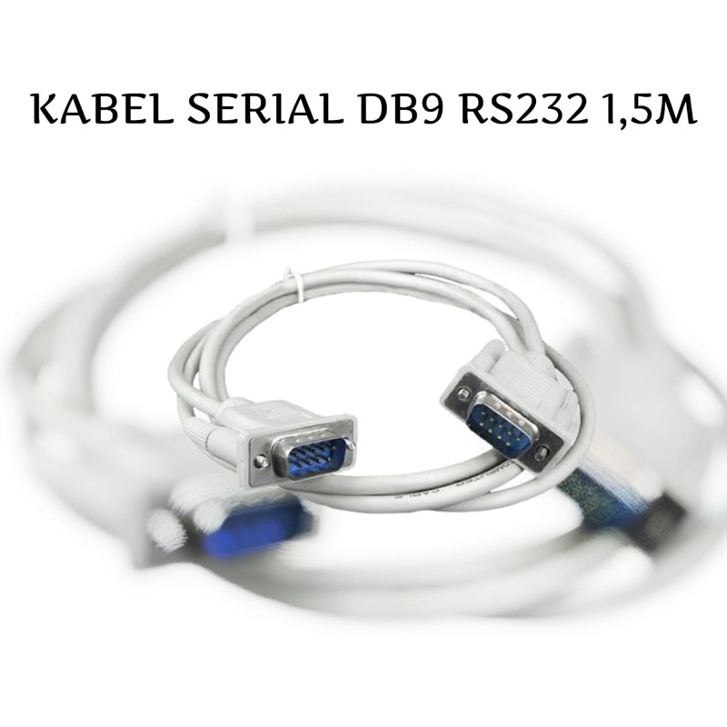 Jual KABEL SERIAL DB9 RS232 1,5M(PROMO) | Shopee Indonesia