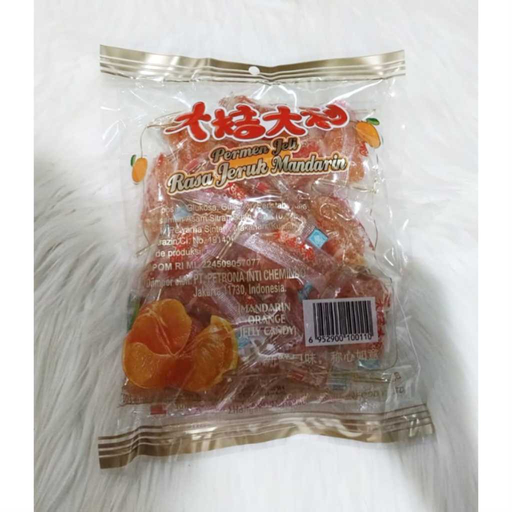 Jual Permen Jely Lunak Rasa Buah Jeruk Mandarin | Soft Candy Mandarin ...