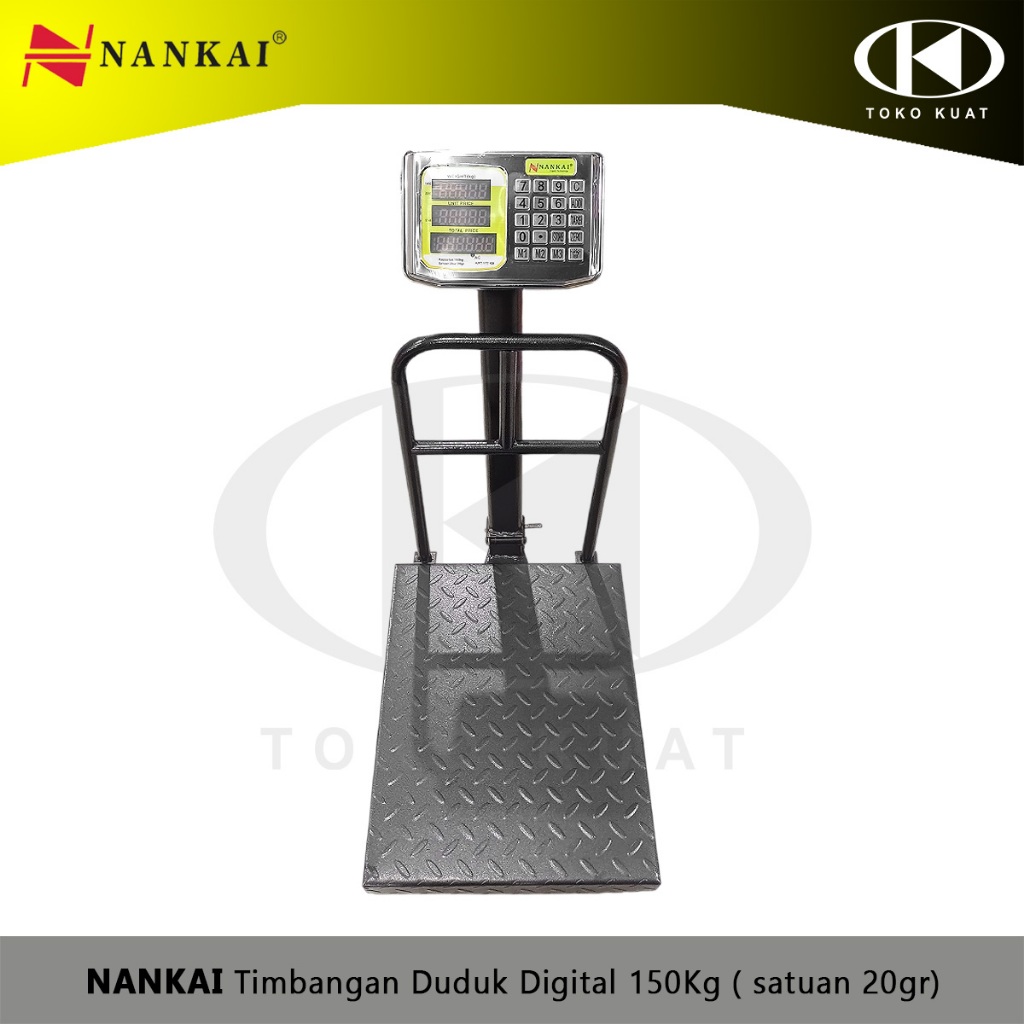 Jual Timbangan Duduk 150Kg NANKAI Digital Electronic Scale 2 Layar ...