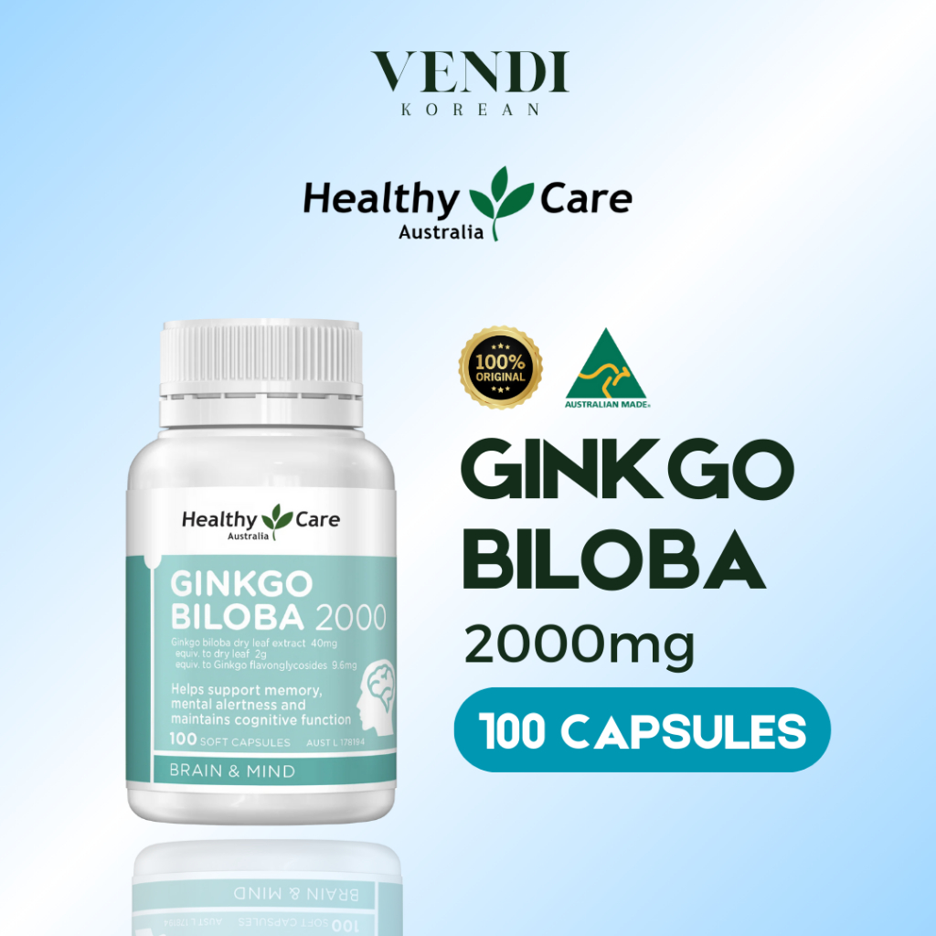 Jual Healthy Care Ginkgo Biloba 6000mg 60 Capsules / Healthy Care ...