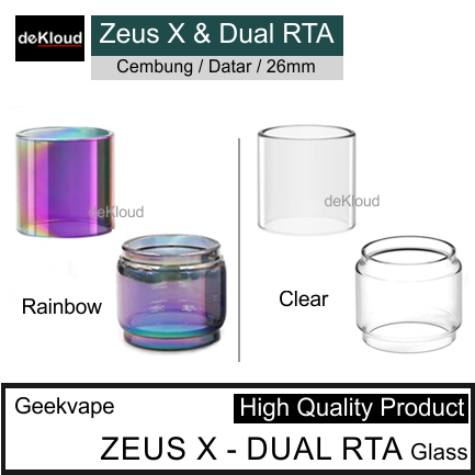 Jual xx ZEUS X - ZEUS DUAL Replacement Glass | mesh z series tabung ...