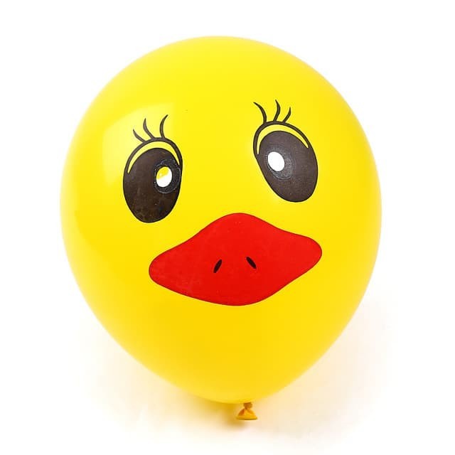 Jual Balon Latex Bebek Kuning TEBAL 12" Isi 5 pcs ECER | Shopee Indonesia