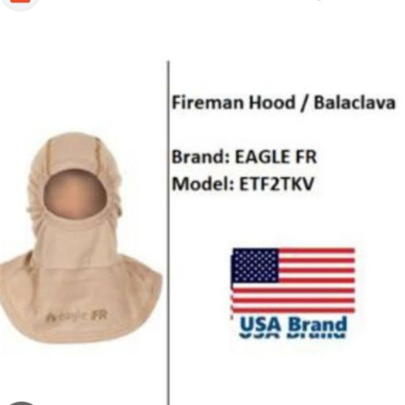 Jual Fireman Hood EAGLE Balaclava FR / Fireman Hood Pemadam USA ...