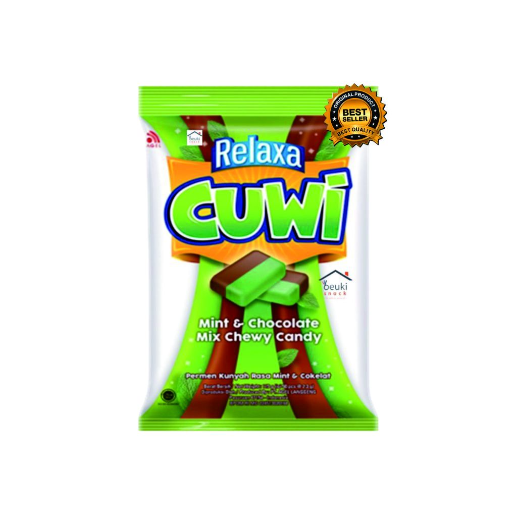 Jual Relaxa Cuwi Mix Mint & Chocolate Chewy Candy 115 gr Permen Kunyah ...
