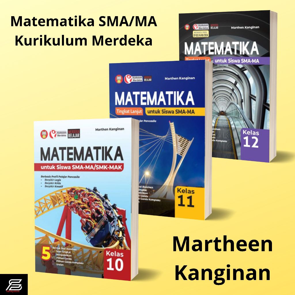 Jual Buku Matematika Umum SMA/MA X/Tingkat Lanjut/Lanjutan XI/XII Kurikulum Merdeka-Martheen ...