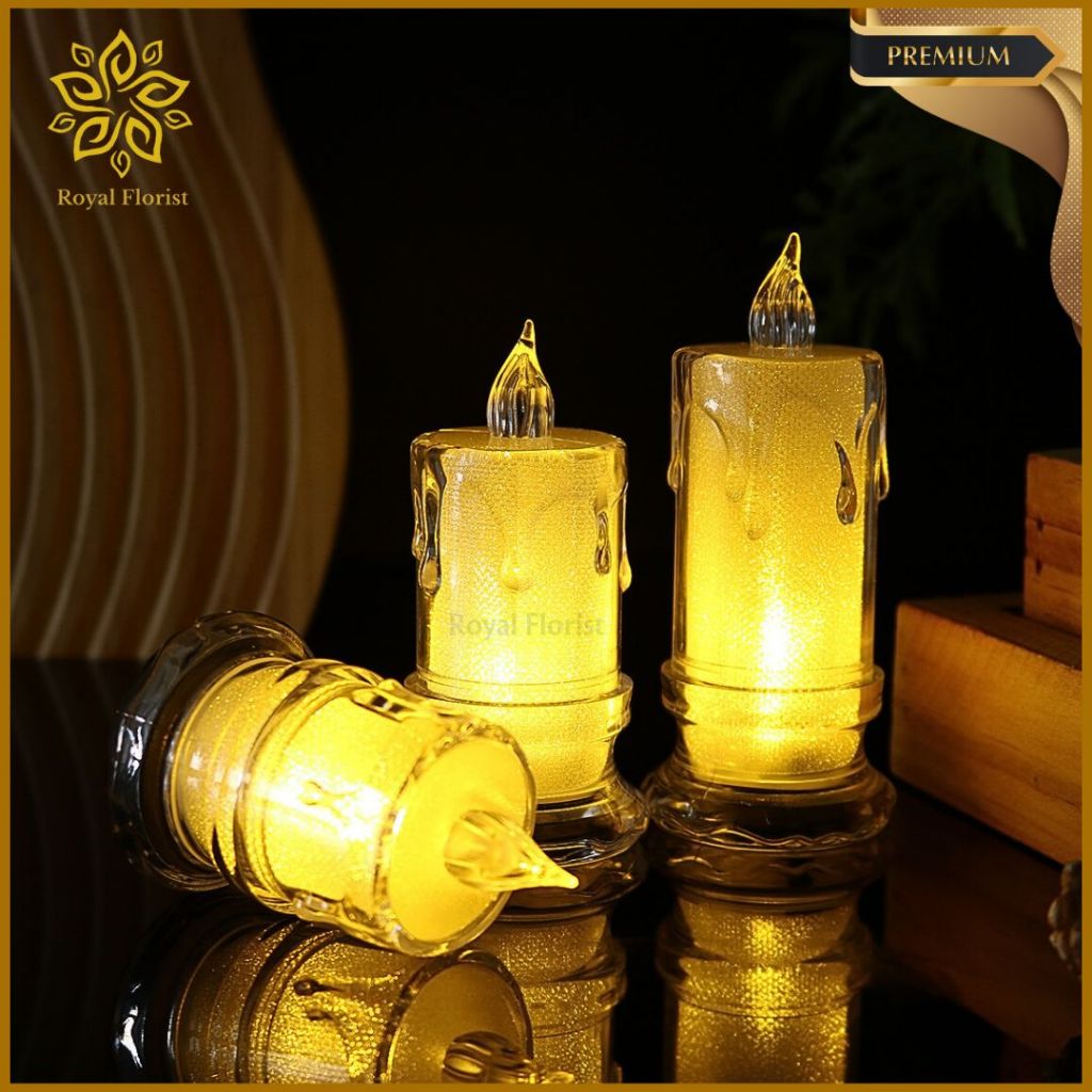 Jual Lilinn LED Candle Baterai Elektrik Dekorasi/Lampu Lilin Hiasan ...