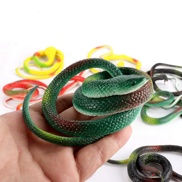 Jual Mainan Ular Karet Prank TOys Rubber Snakes Realistic Snake Toys ...