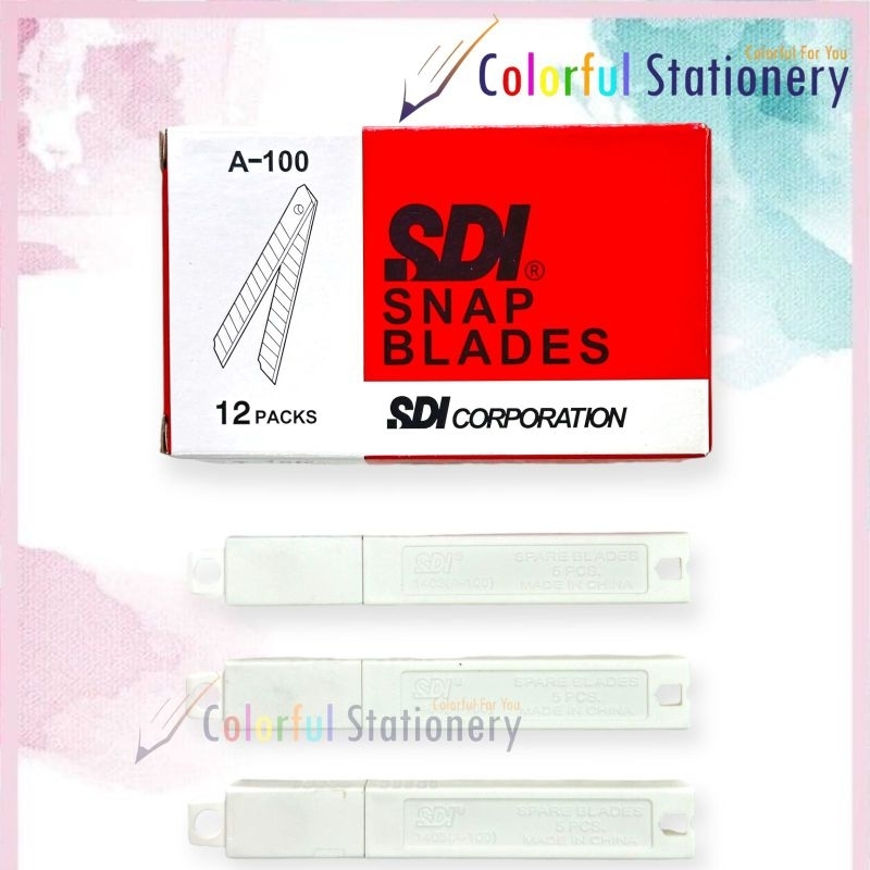 Jual Isi Cutter/Reffil Cutter Kecil A-100 SDI (pcs) | Shopee Indonesia