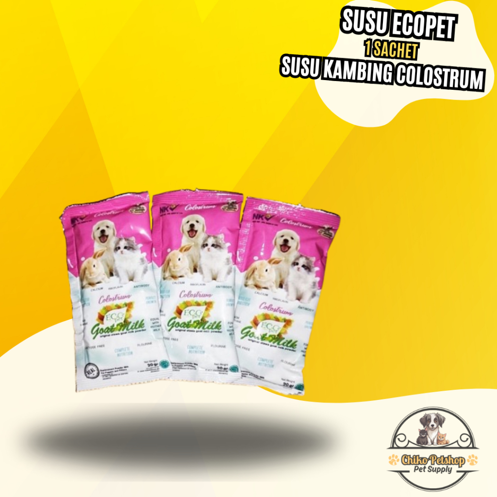 Jual Susu Kucing ECOPET COLOSTRUM Goat Milk For Kitten Susu Kambing 1 ...