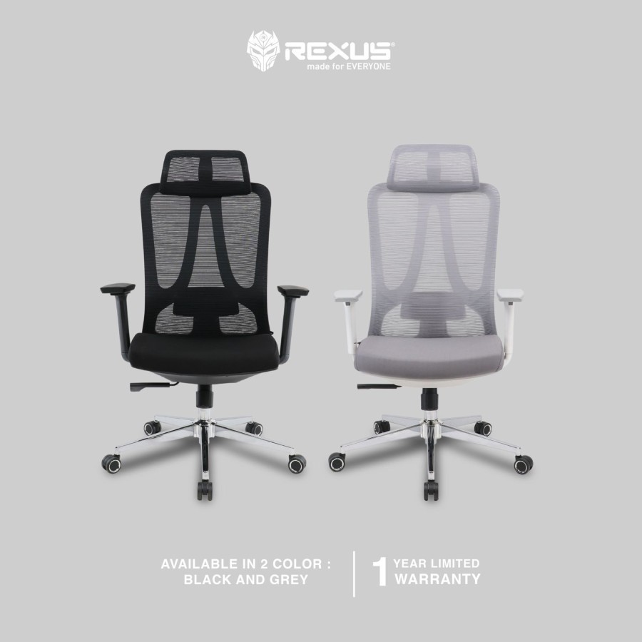Jual Rexus NC3 / NC-3 Ergonomic Office Chair Kursi Kantor Bahan Jaring ...