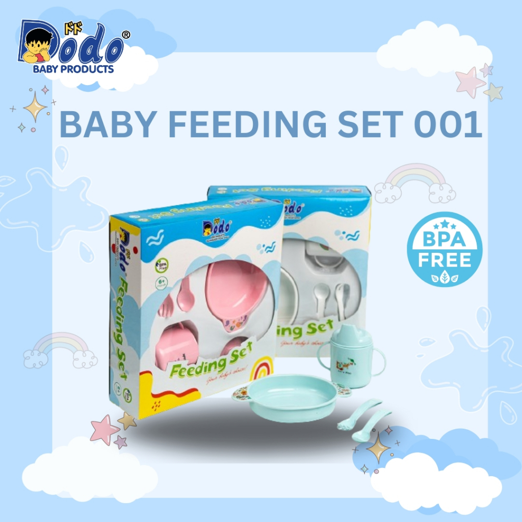 Jual Dodo Feeding Set Small 001 - Perlengkapan Makan Mpasi/GIFT SET ...