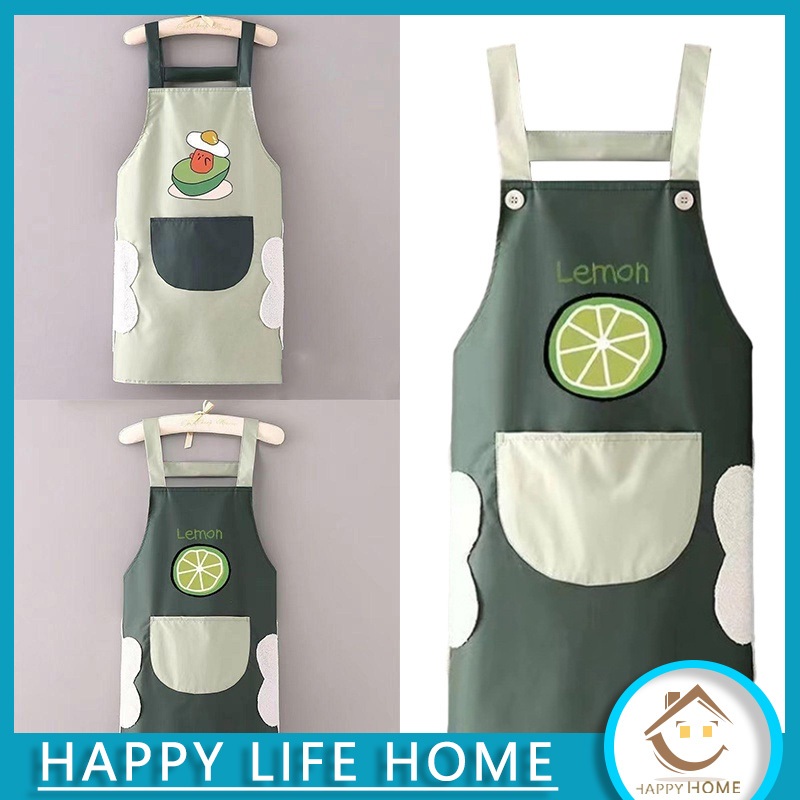 Jual Apron Celemek Masak Celemek Anti Air Apron Waterproof Celemek ...