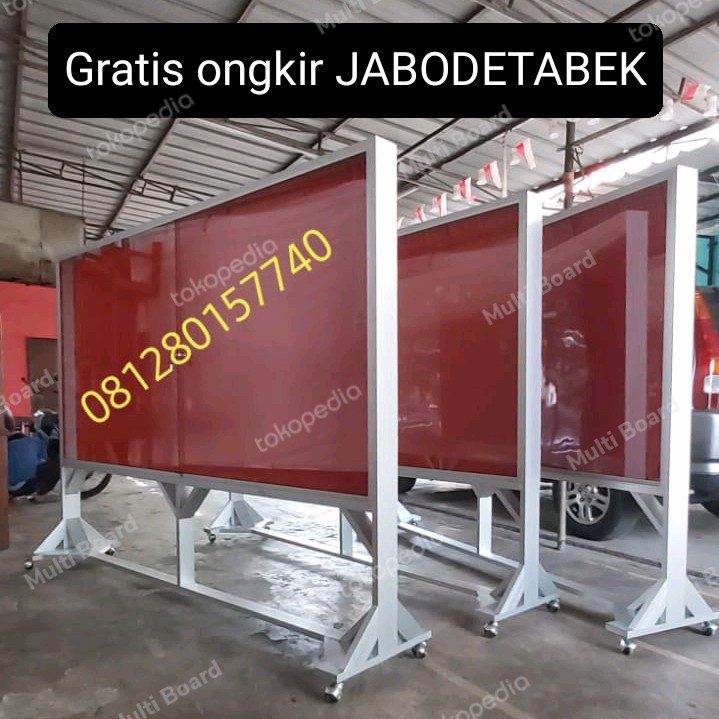 Jual Mading kaca softboard standing 120 x 240 cm | Shopee Indonesia