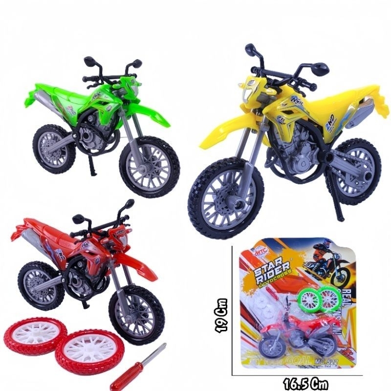 Jual MAINAN ANAK MOTOR CROSS MOTOR TRAIL METALIK DAN TRAIL ORANG ...