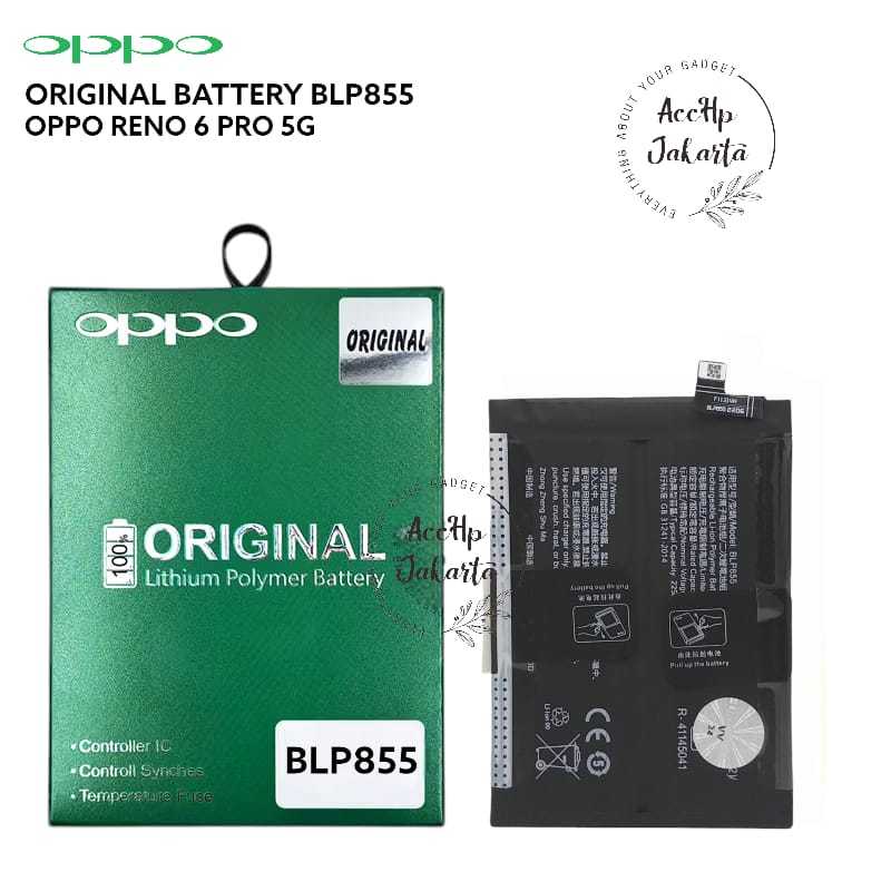 Jual Baterai Reno 6 Pro 5G Reno 7 5G Reno 8 5G K9 Pro 5G Find X3 Neo 5G BLP 855 Ori 100% ...