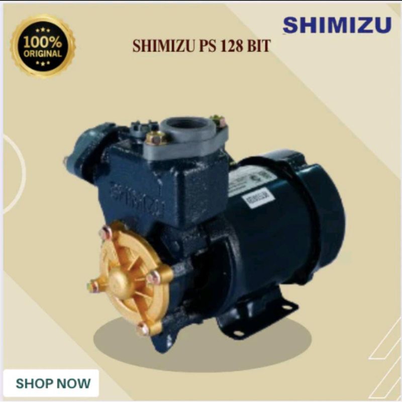 Jual Shimizu PS 128 BIT Original Pompa Air Shimizu PS128BIT / Pompa Air Manual Non Automatic ...