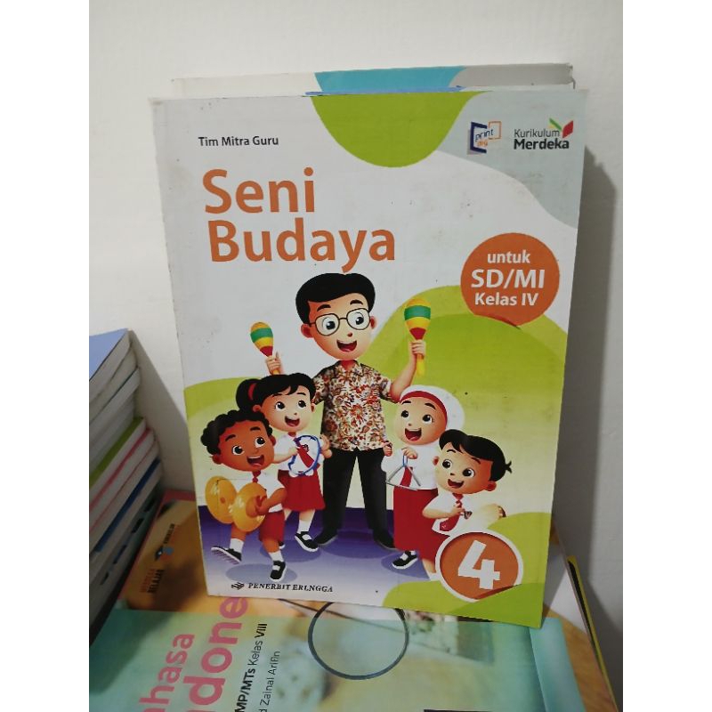 Jual buku seni budaya erlangga kelas 4 sd kurikulum merdeka | Shopee Indonesia