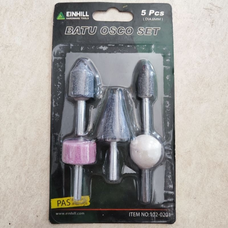 Jual Mata Batu Bor Tuner Grinder Gerinda Asah Poles Mounted Stone Set 5 ...
