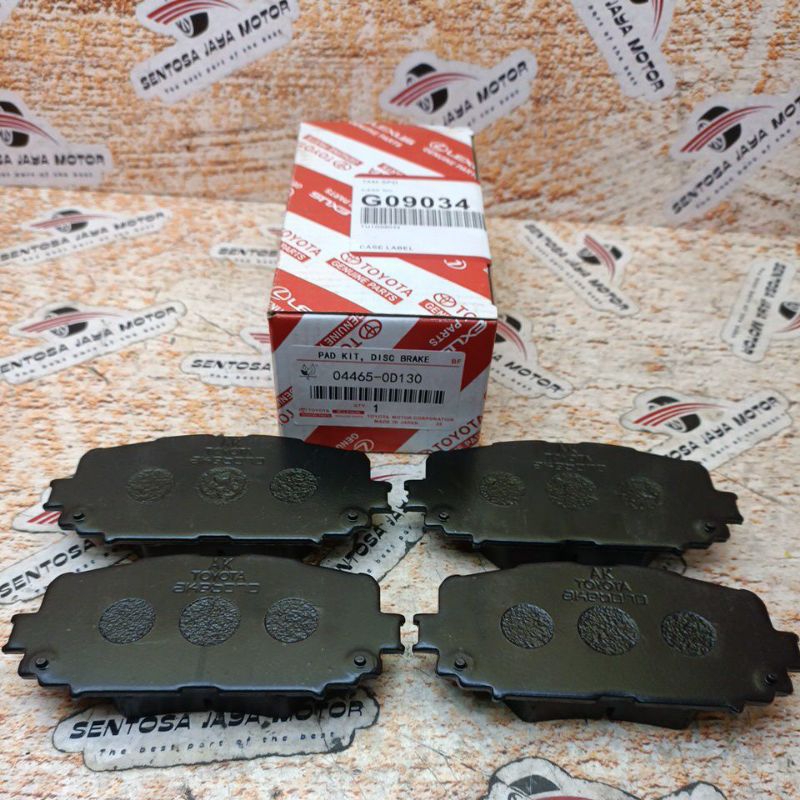 Jual Kampas Rem Depan Brake Pad Toyota Yaris Type S Vios Type G 04465 ...