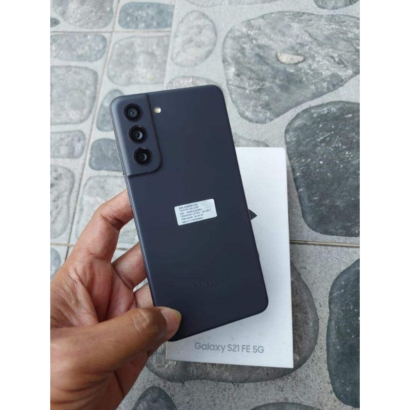 Jual S21 FE 5G 8/256 fullset resmi sein 100% normal 99% mulus seperti ...