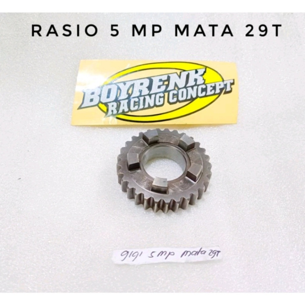 Jual GIGI 5 RASIO MP 29T BOYRENK RACING | Shopee Indonesia