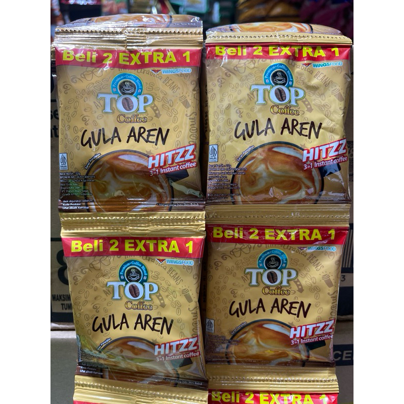 Jual TOP COFFEE GULA AREN RENCENG ( ISI 15 SACHET ) | Shopee Indonesia