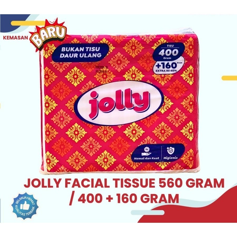 Jual Tisu Wajah Jolly 560 / Jolly Facial Tissue 560 Gram | 2 Ply ...