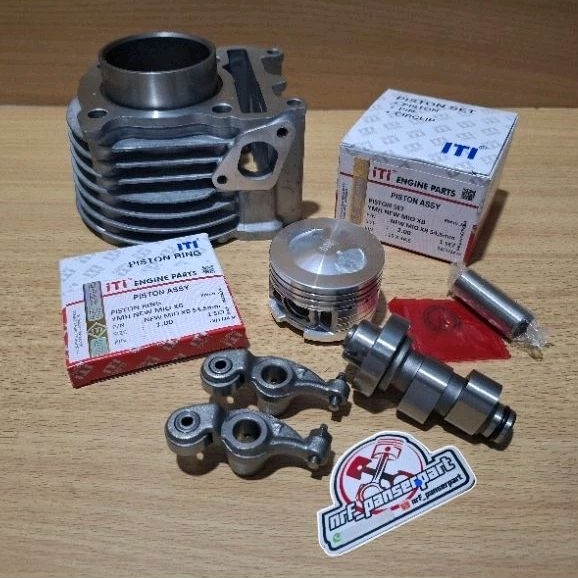 Jual PAKET BORE UP 54/ 54,5 MM PEN 15 MM//BORING SET/BLOK SEHER+NOKEN AS/CAMSHAFT RACING+PLATUK ...