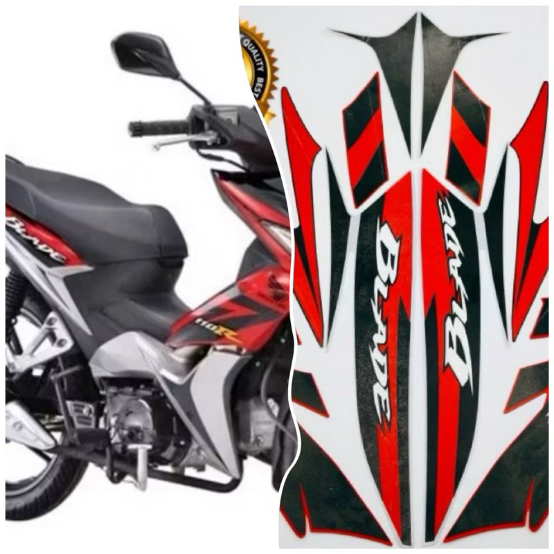 Jual Stiker Striping Lis Les Motor Honda Blade 110r 2009 | Shopee Indonesia