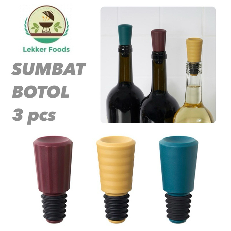 Jual Sumbat Botol / Penyumbat Tutup Botol IK3A (3 pcs) | Shopee Indonesia