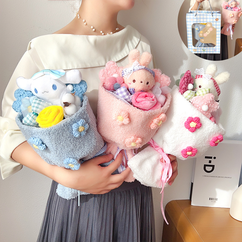 Jual Cinnamoroll Kelinci buket boneka kado ultah Buket Mainan Mewah ...
