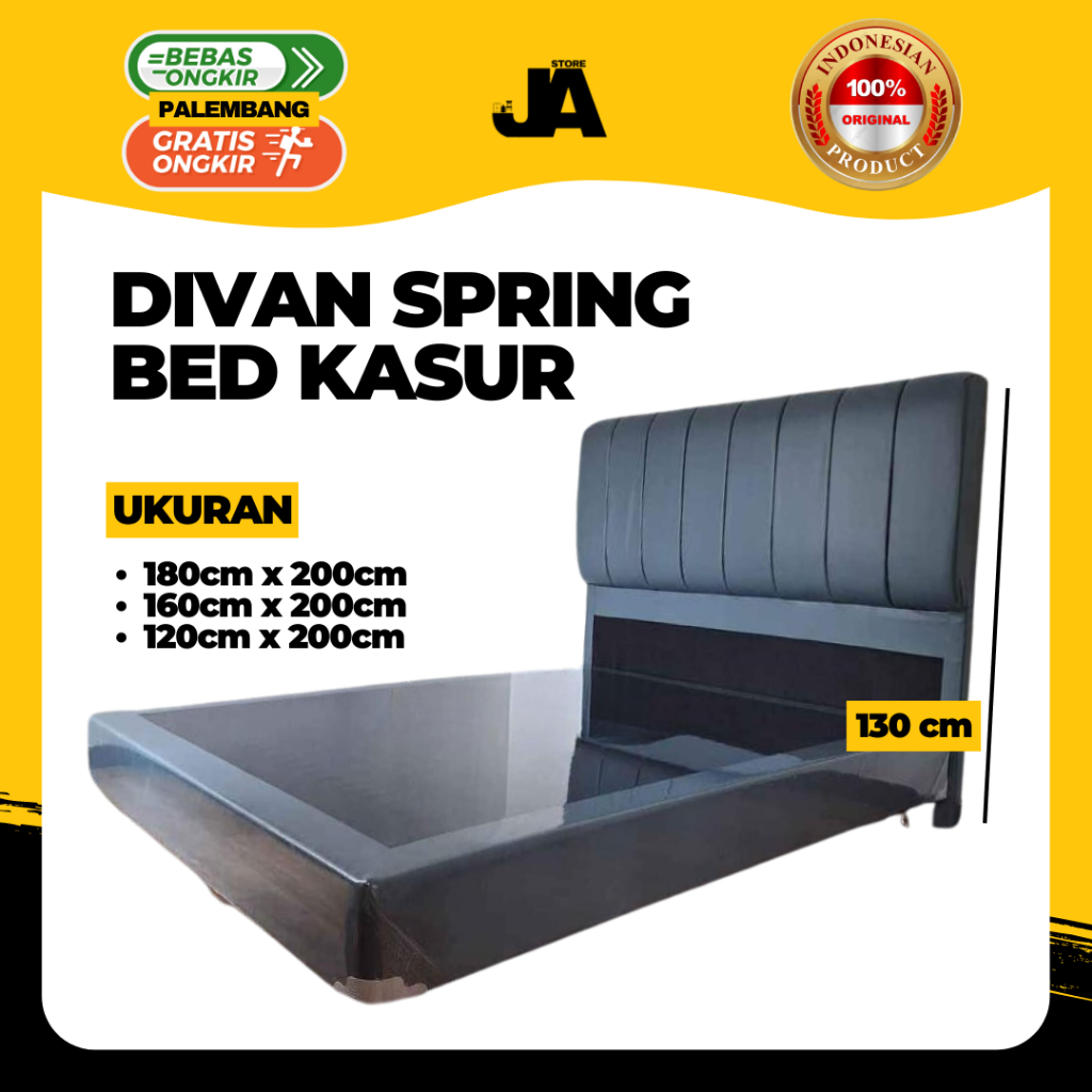 Jual Divan Kasur Spring Bed Tempat Tidur Kayu Berkualitas / Dipan Murah ...