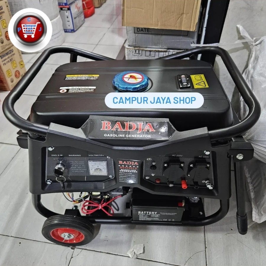 Jual Mesin Generator 3000 Watt Badja BG5000LX Genset Bensin tembaga ...