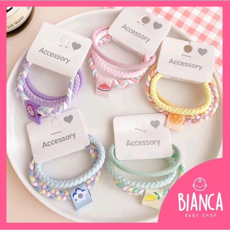 Jual BIANCA - FSANAK001 IKAT RAMBUT ANAK KOREA 1 SET ISI 3PC | Shopee ...
