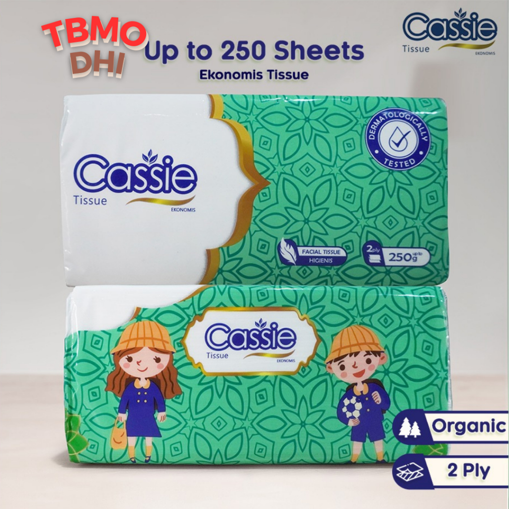Jual TBMO Tissue Facial Cassie 250'S 2ply / Cassie Tissue Facial 250 ...