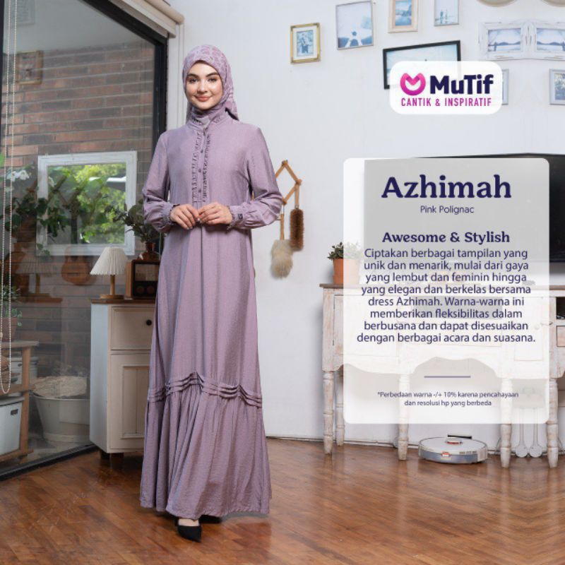 Jual GAMIS DEWASA AZHIMAH BY MUTIF (GAMIS DEWASA DAILY MUTIF) | Shopee ...