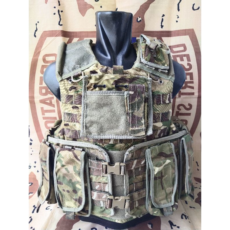 Jual Rompi Vest Body Armor British Army Osprey MTP MKIV Original L fit ...