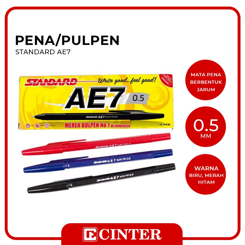 Jual STANDARD - PEN / PULPEN / BALLPOINT / PENA OPQ ALFA TIP 0.5 AE 7 ...