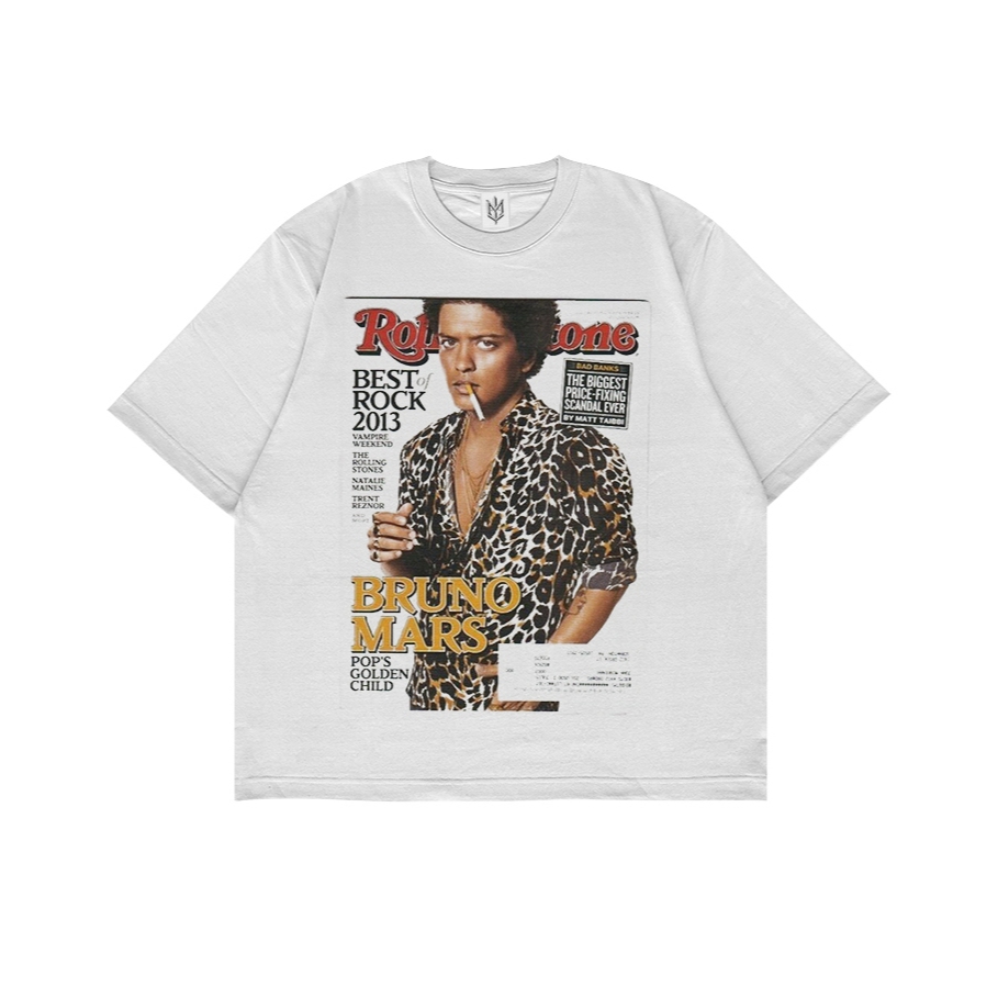 Jual KAOS BAJU BRUNO MARS POP'S GOLDEN CHILD | T-SHIRT OVERSIZE PUTIH STYLE Y2K VINTAGE BOOTLEG ...
