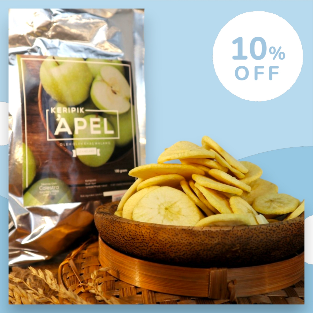 Jual KERIPIK BUAH APEL STANDAR 100GR | KELEZATAN ASLI DARI KEBUH BUAH ...