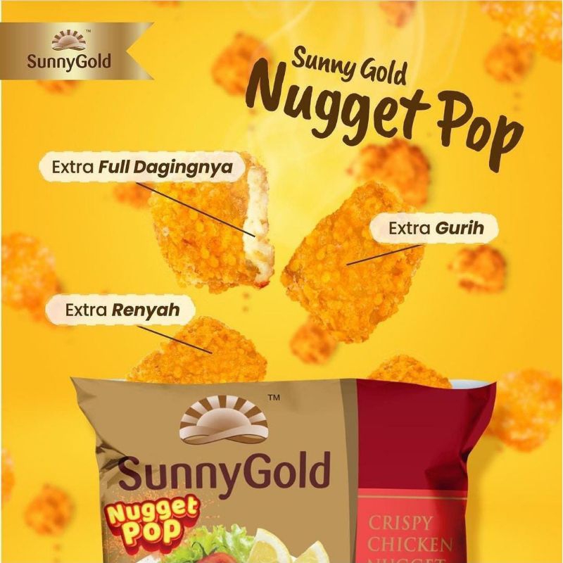 Jual SUNNYGOLD CRISPY NUGGET (NUGGET POP) TM 440 GR | Shopee Indonesia