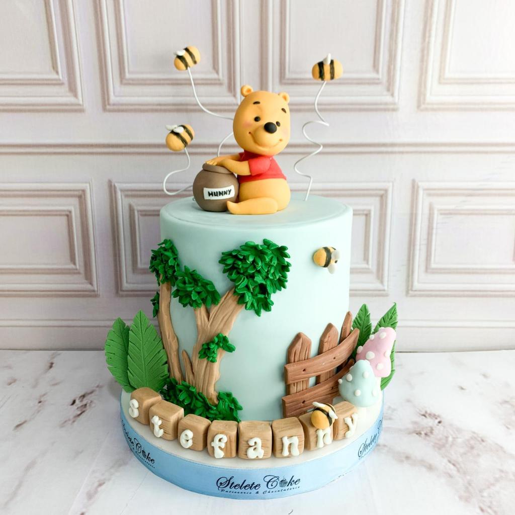 Jual Kue Ulang Tahun/Birthday Cake/Kue Ultah Tema Winnie The Pooh/Kue ...
