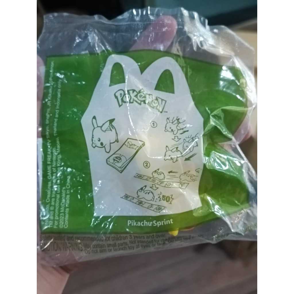 Jual Happy Meal Meals McD McDonald's Toy Pokemon (pikachu sprint) | Shopee Indonesia