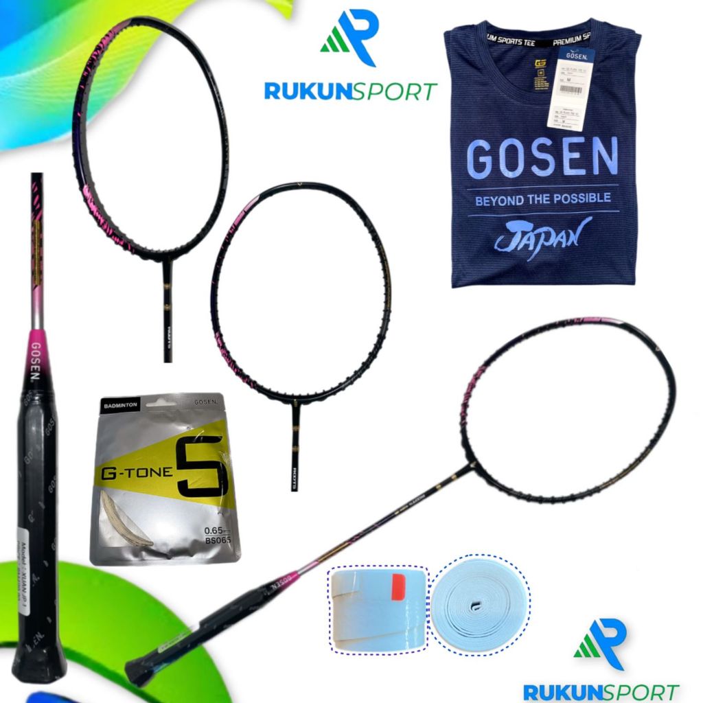 Jual Raket Badminton GOSEN ROOTS XUAN JP 1 (BLACK) | Shopee Indonesia