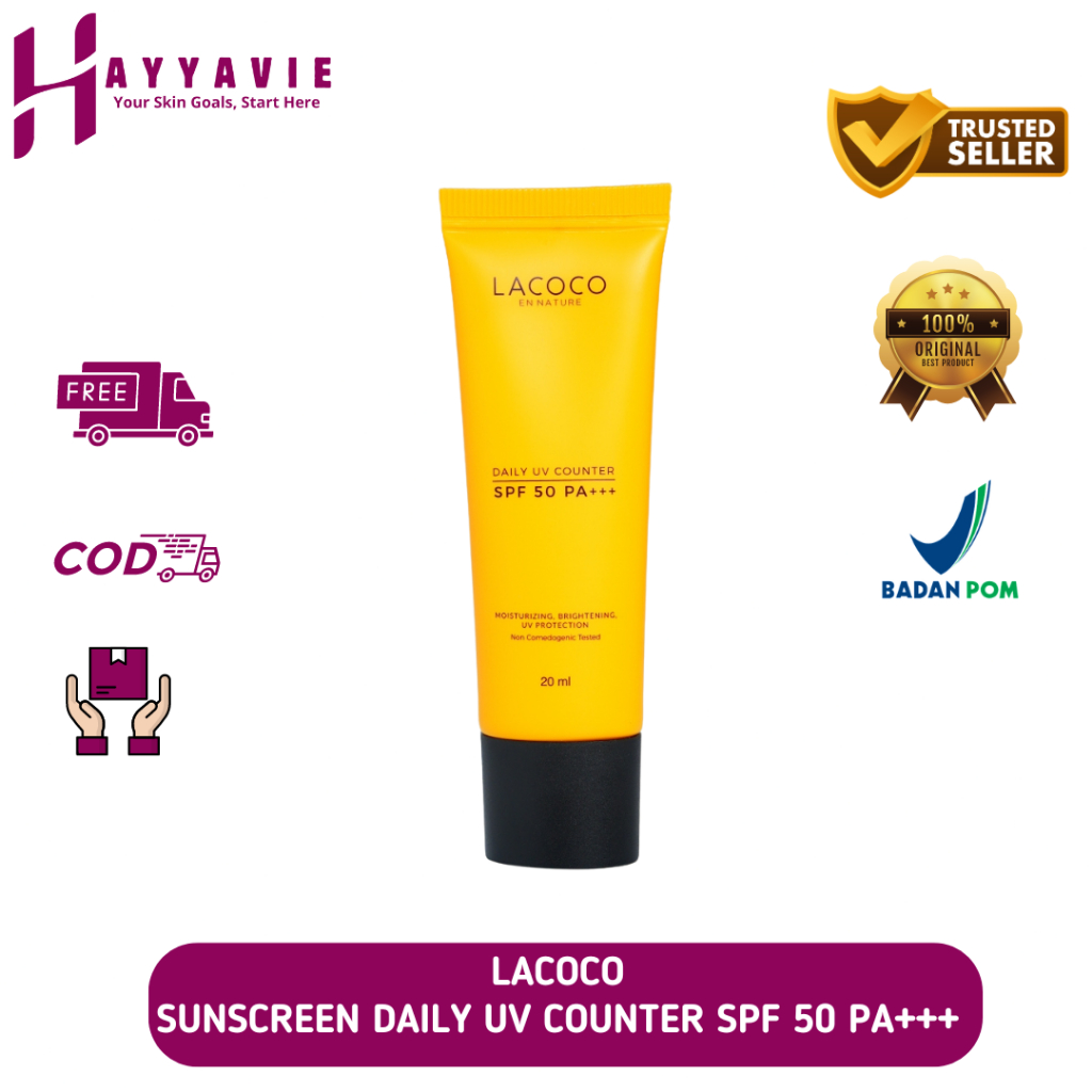 Jual LACOCO Sunscreen Daily UV Counter SPF 50 PA+++ | Shopee Indonesia
