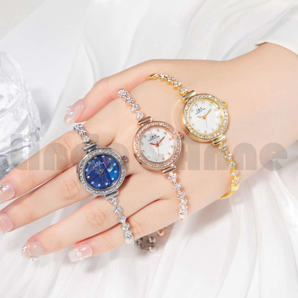 Jual L&A - Jam Tangan Wanita Kecil Tali Serut Jam Tangan Analog Fashion ...