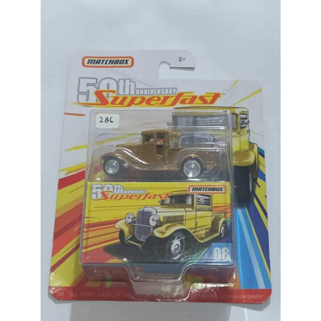Jual Matchbox - 32 Ford Pickup Gold Matchbox Superfast 50th Anniversary ...