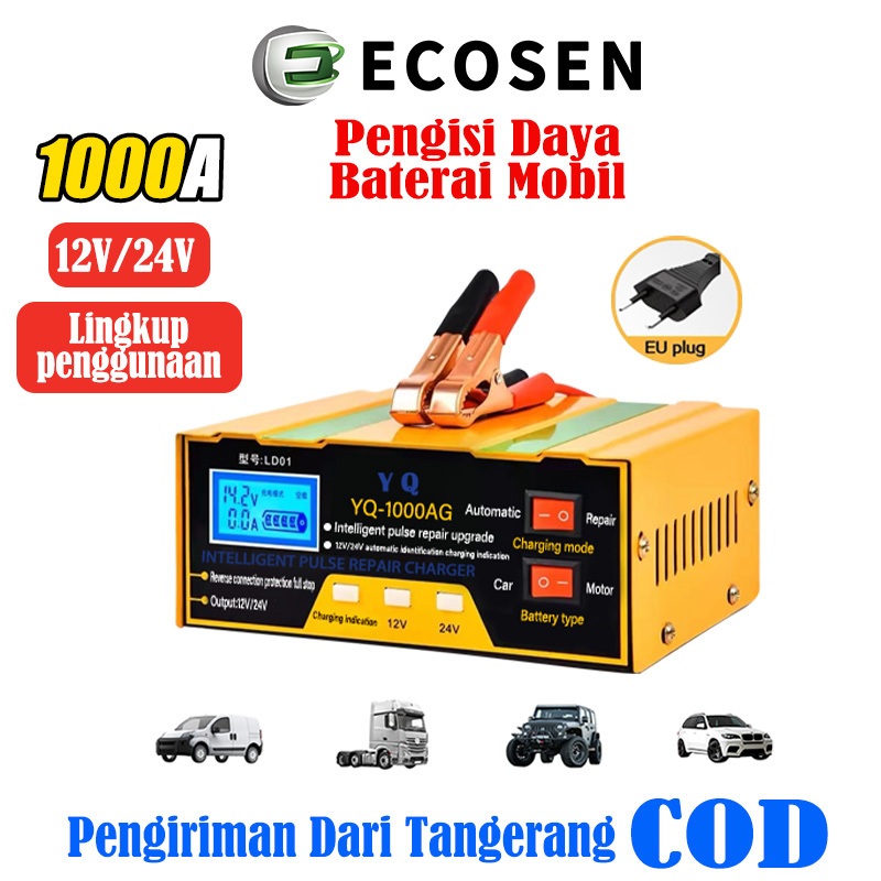 Jual Charger Aki Otomatis Smart Intelligent Auto Repair Mobil Pengisi ...